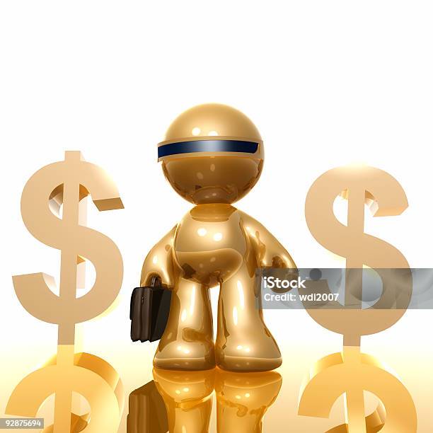 3 D 작은 사업가 아이콘크기 3차원 형태에 대한 스톡 사진 및 기타 이미지 3차원 형태 가방 금 금속 Istock
