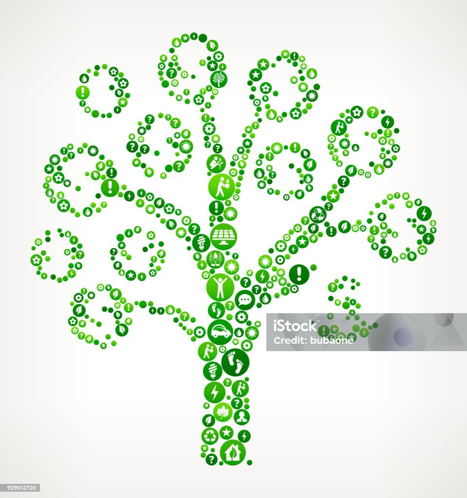 Icône Dargent Arbre Nature Et Préservation De Lenvironnement Vecteurs