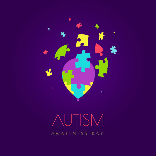 520 Wereld Autisme Dag Illustraties Royalty Free Vector Illustraties