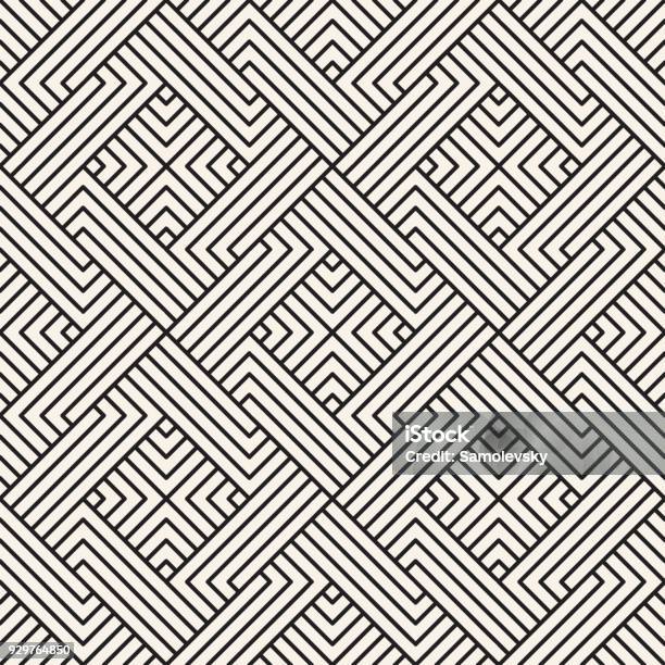 Pola Mulus Vektor Tekstur Abstrak Modern Yang Bergaya Geometris