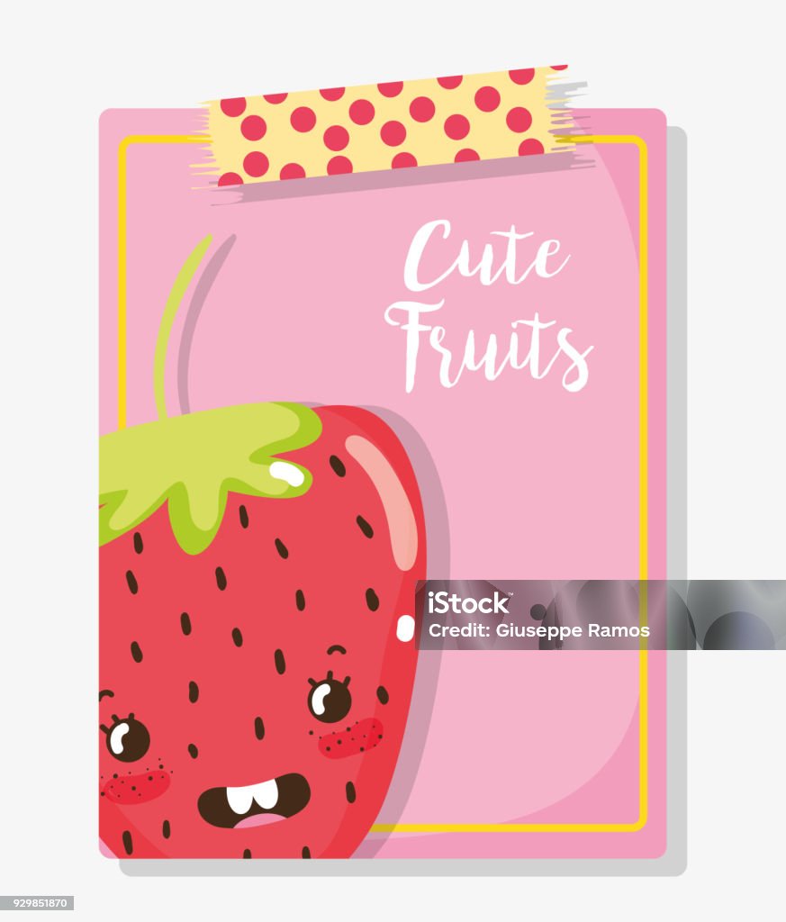 Kartun Buahbuahan Lucu Ilustrasi Stok Unduh Gambar Sekarang Alam Bagian Tubuh Manusia Buah