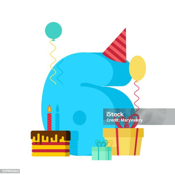 Kartu Ucapan Selamat Ulang Tahun 6 Tahun Template Perayaan Ulang Tahun