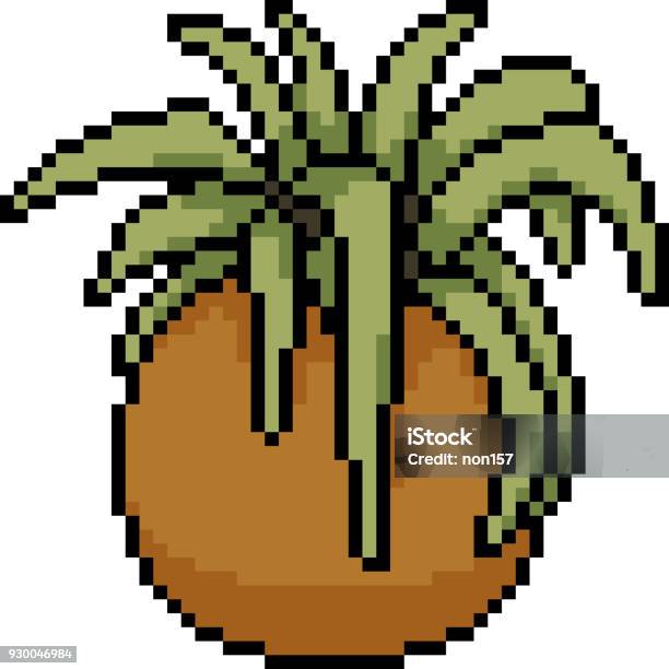 Vector Pixel Art Isolated Cartoon Stock Illustration Download Image