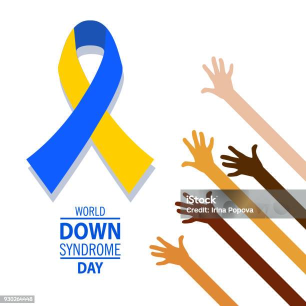 Ilustración De Diseño Del Día Internacional De La Síndrome De Down Y