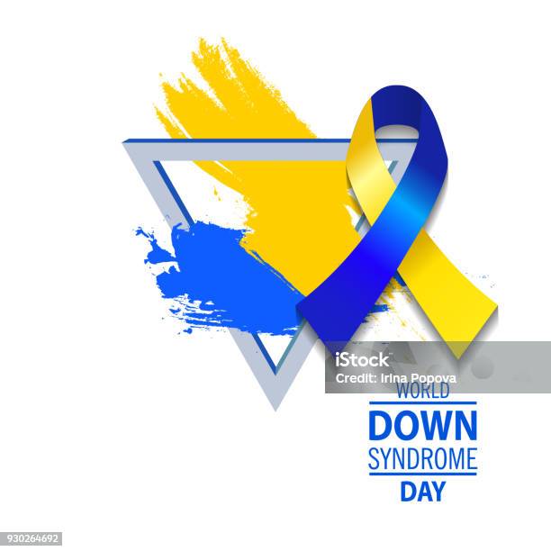Ilustración De Fondo De La Ilustración Blanco Del Síndrome De Down Y
