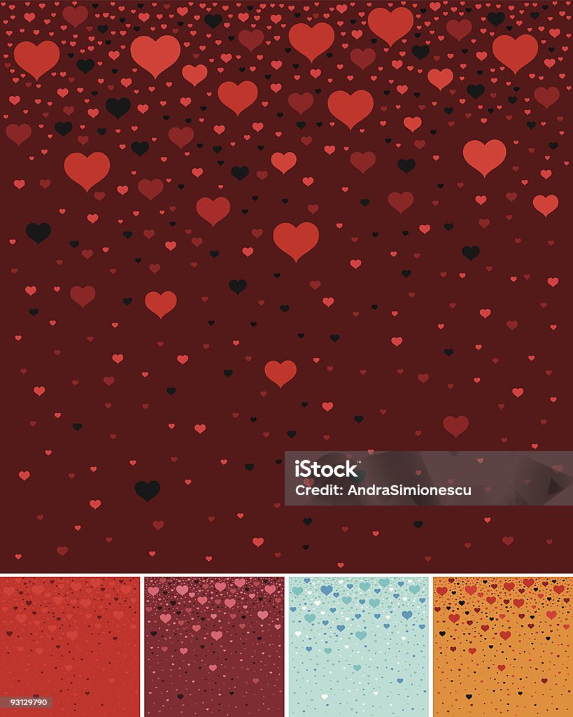 Hearts Background向量圖形及更多式樣圖片 式樣 彩色影像 心型 Istock