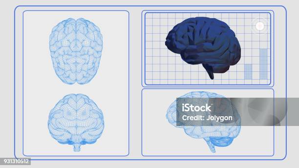 3d Brain Analysis Interface Screen On White Bg Stock Illustration ... 3d Brain Analysis Interface Screen On White Bg Stock Illustration ...