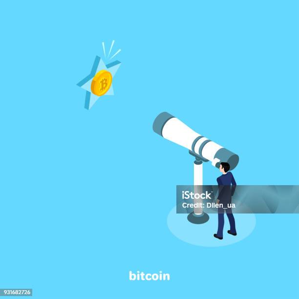 Bitcoin 8 가상현실에 대한 스톡 벡터 아트 및 기타 이미지 가상현실 개념 경제 Istock