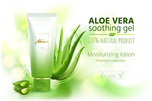 Poster Iklan Untuk Produk Kosmetik Untuk Katalog Majalah Desain Vektor