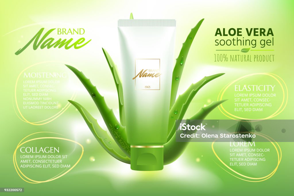 Poster Iklan Untuk Produk Kosmetik Untuk Katalog Majalah Desain Vektor