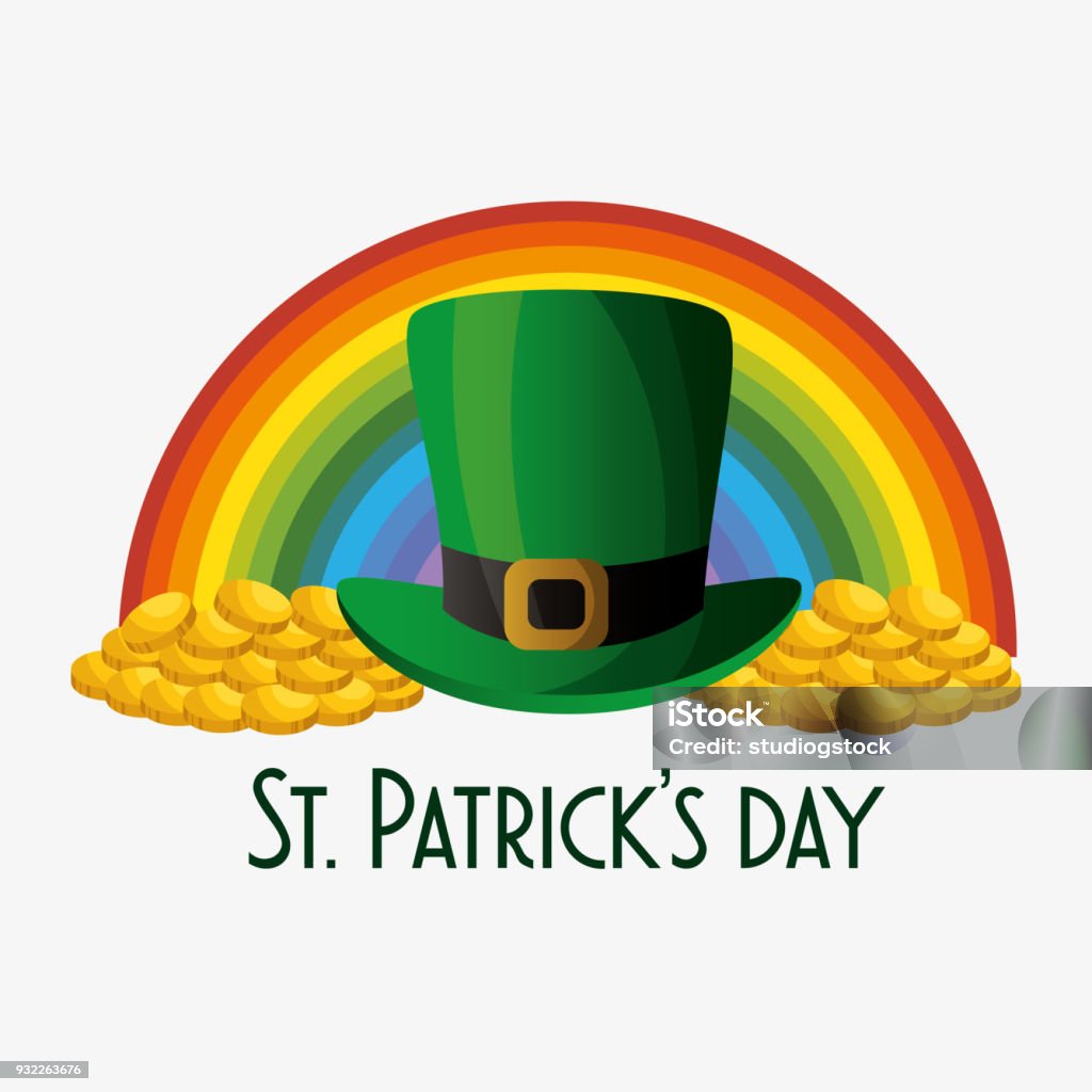 Happy Saint Patricks Day Card Stock Illustration Download Image Now
