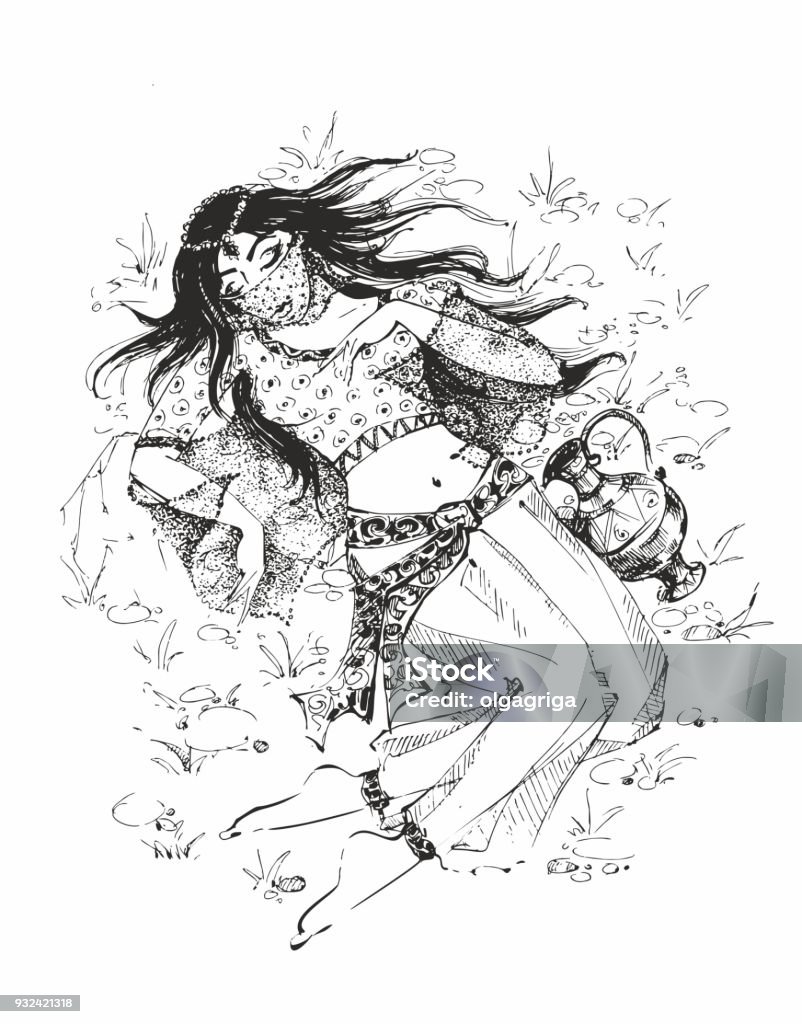 The Sleeping Princess Fabulous Image Illustration Stylish Graphics Book