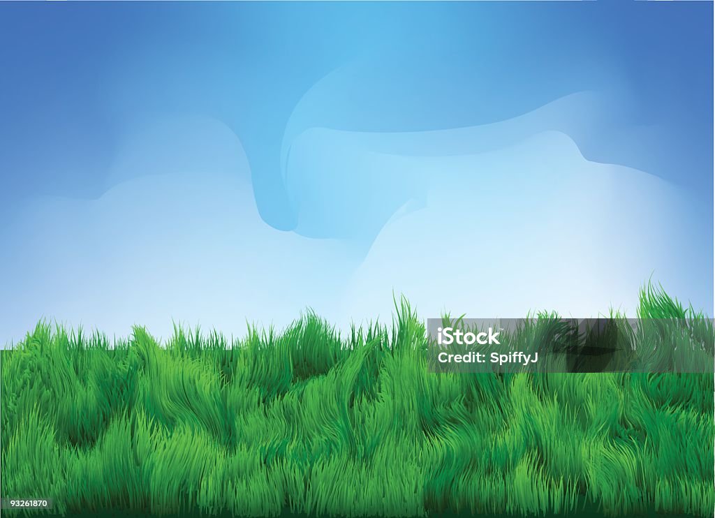 Wavy Grass Stock Illustration Download Image Now Overgrown Yard Grounds Lawn Istock