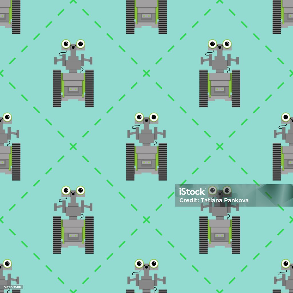 Pola Mulus Vektor Dengan Robot Lucu Ilustrasi Stok - Unduh Gambar ... Pola Mulus Vektor Dengan Robot Lucu Ilustrasi Stok - Unduh Gambar ...