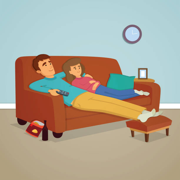 100 Tv Canapé Bière Illustrations Graphiques Vectoriels Libre De