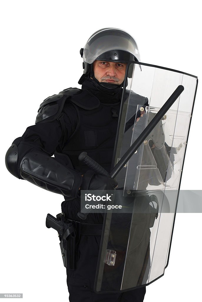 Riot Police Officer With Barton And Perspex Shield Stock Photo ... Riot Police Officer With Barton And Perspex Shield Stock Photo ...