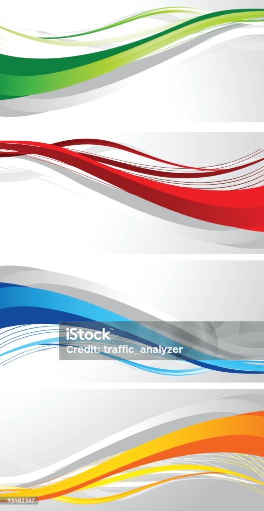 세트마다 추상적임 다채로운 배너 0명에 대한 스톡 벡터 아트 및 기타 이미지 0명 곡선 구도 Istock