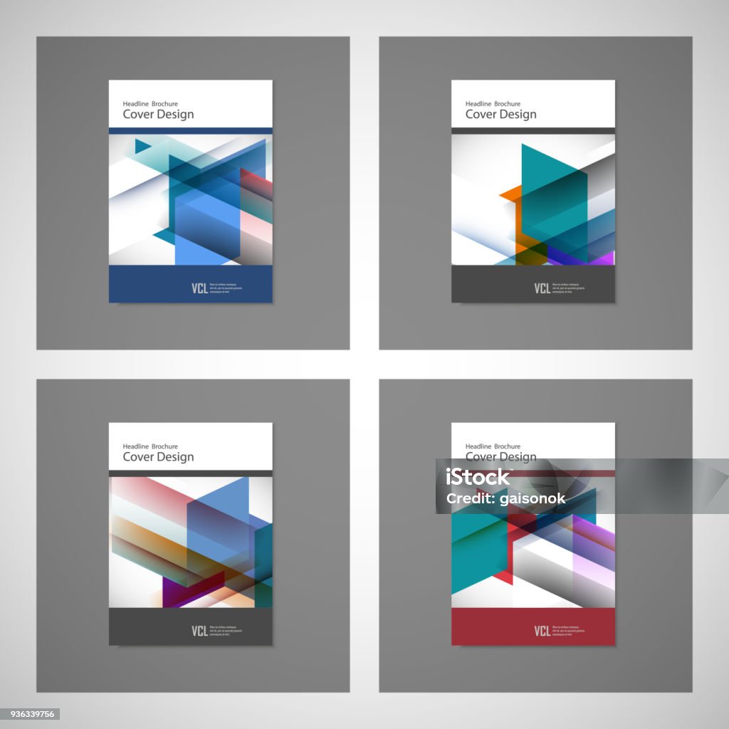 Vektor Brosur Flyer Desain Layout Template Ukuran A4 Halaman Depan Dan