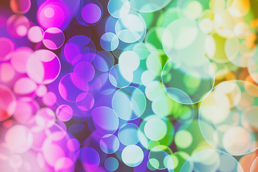 Bokeh 빛 디자인에 대 한 추상적인 배경입니다 무지개입니다 0명에 대한 스톡 벡터 아트 및 기타 이미지 0명 검은색