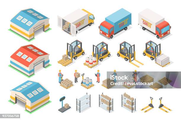 Set Ikon Gudang Isometrik Skema Konsep Logistik Ilustrasi Stok - Unduh ... Set Ikon Gudang Isometrik Skema Konsep Logistik Ilustrasi Stok - Unduh ...
