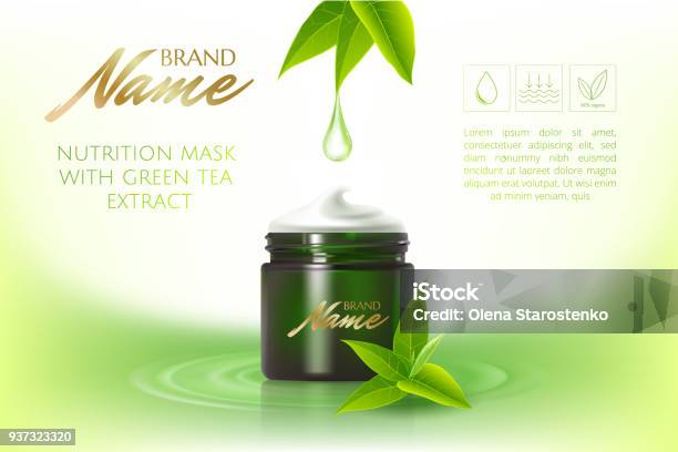 Poster Iklan Untuk Produk Kosmetik Untuk Katalog Majalah Desain Vektor