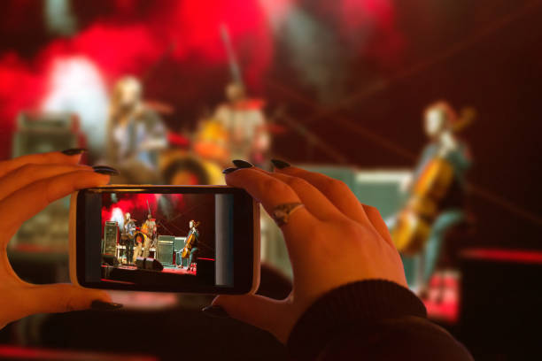 Free Stock Photo of Recording Music Concert on Phone | Download Free ...