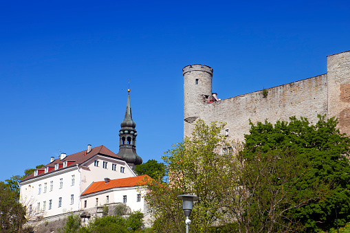 Toompea 힐 및 Toompea 성 주택입니다 오래 된 도시 탈린 에스토니아 0명에 대한 스톡 사진 및 기타 이미지 0명