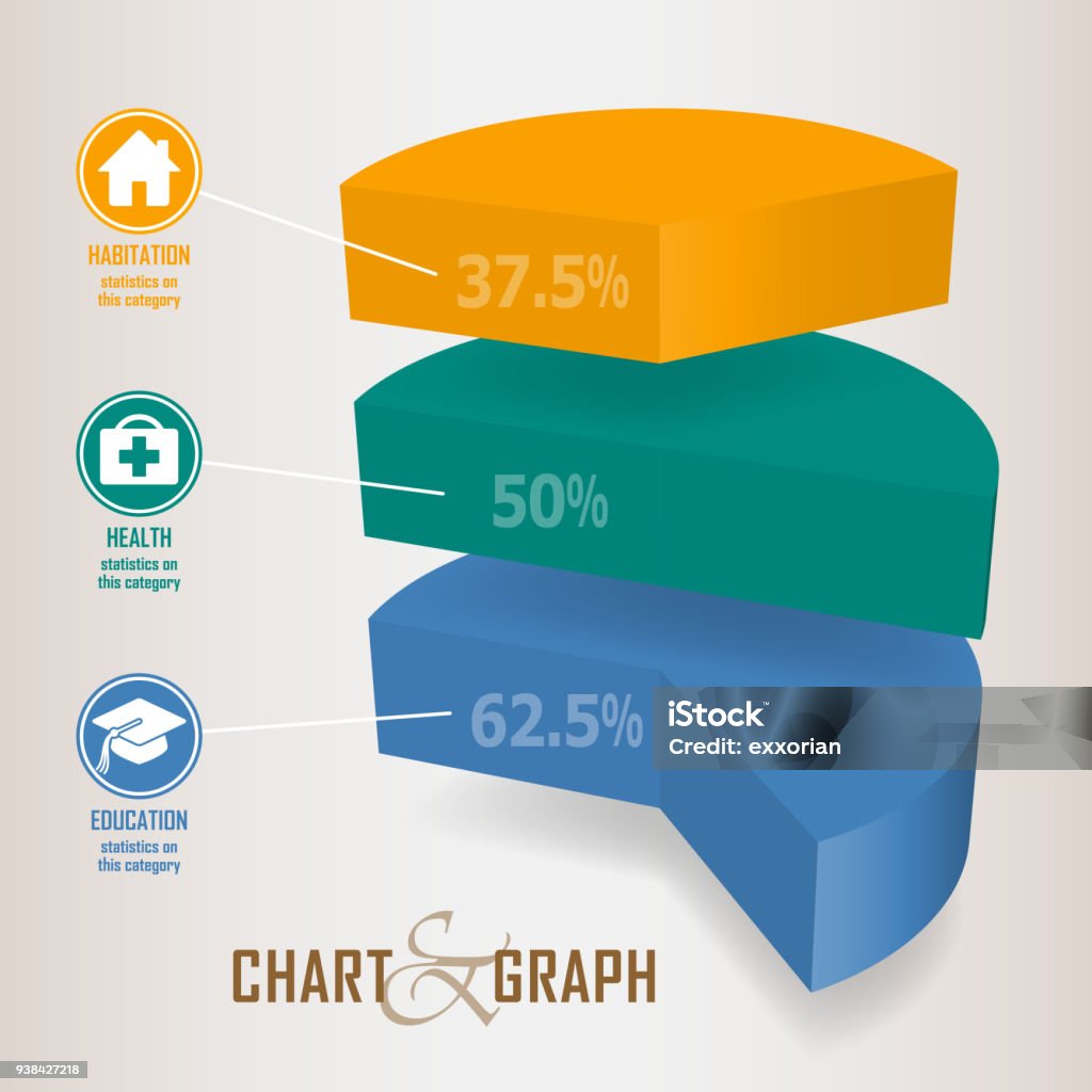 Drei Dimensionale Kreisdiagramm Infografik Elemente Stock Vektor Art ... Drei Dimensionale Kreisdiagramm Infografik Elemente Stock Vektor Art ...