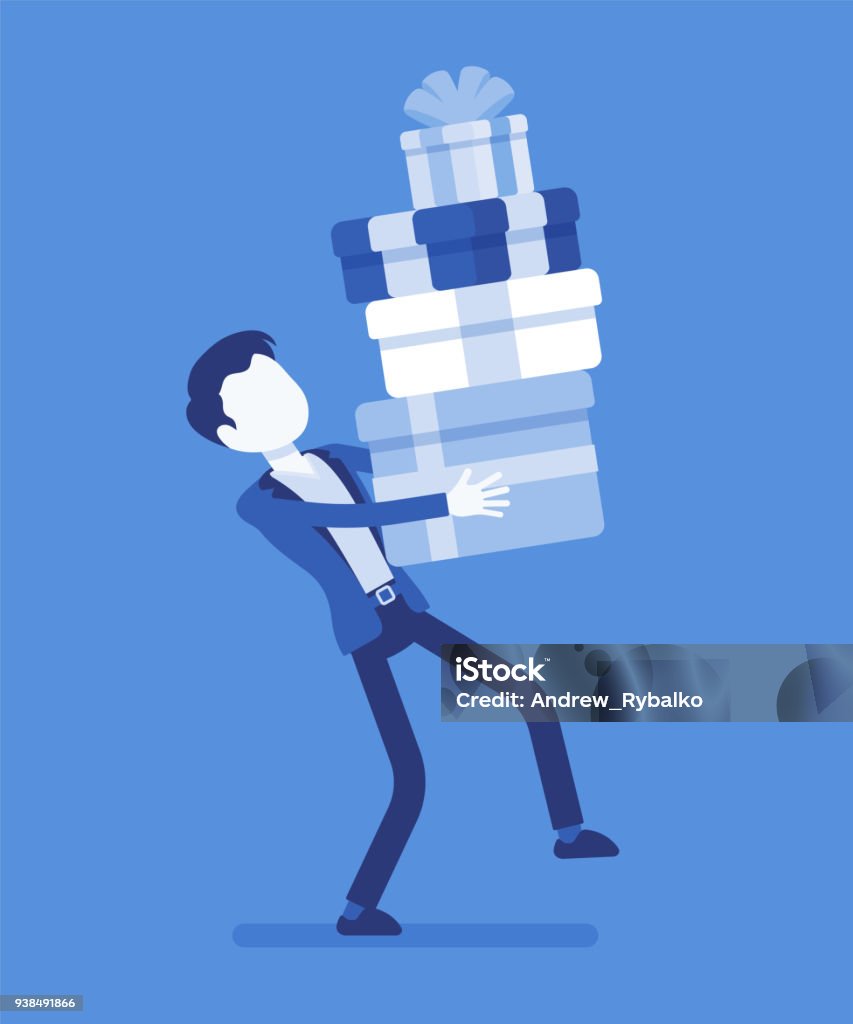 Pria Memegang Tumpukan Kotak Hadiah Ilustrasi Stok - Unduh Gambar ... Pria Memegang Tumpukan Kotak Hadiah Ilustrasi Stok - Unduh Gambar ...