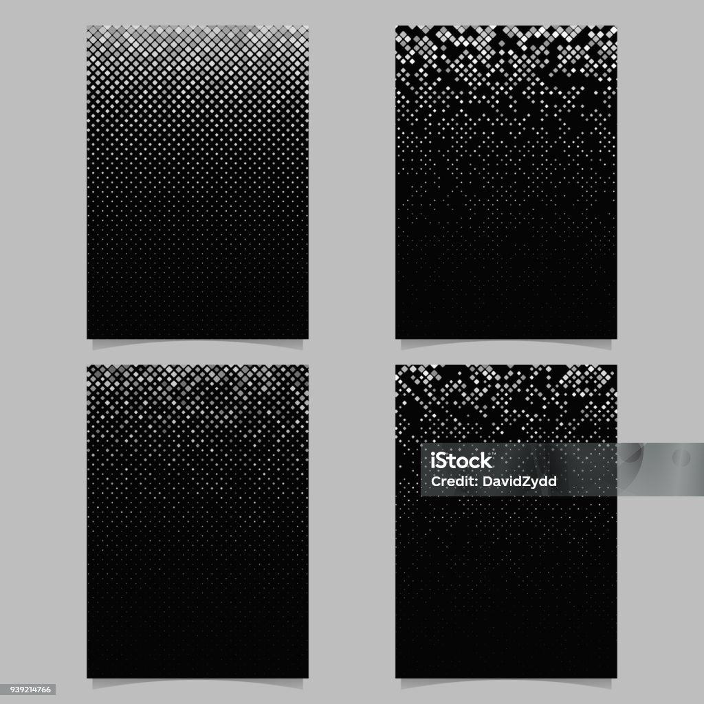 Geometric Diagonal Square Pattern Background Brochure Template Stock
