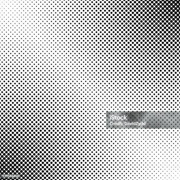 Latar Belakang Pola Titik Geometris Abstrak Desain Grafis Vektor Hitam