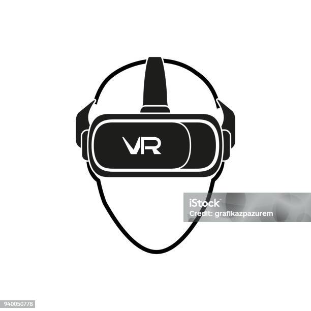 Vr 헤드셋 아이콘이 나 로고 0명에 대한 스톡 벡터 아트 및 기타 이미지 0명 3차원 형태 가상현실 Istock