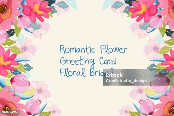Carte Dinvitation Avec Fleur Modèles Sur Fond Blanc De Mariage Vecteurs