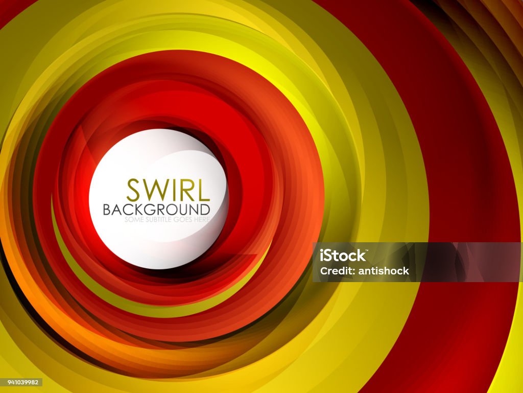 Spiral Berputarputar Garis Mengalir 3d Efek Latar Belakang Abstrak