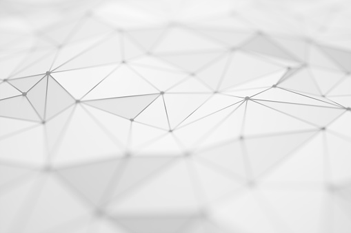 Abstract Particle Background Mess Networkfuturistic Plexus Array Big Data3d Rendering Stock