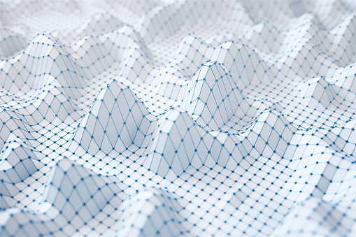 Abstract Particle Background Mess Networkfuturistic Plexus Array Big