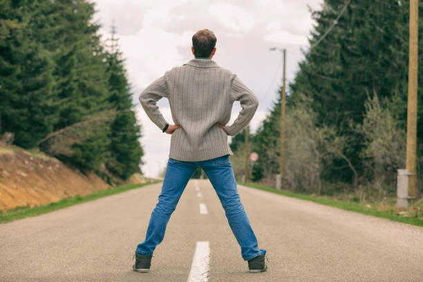 Free Stock Photo of Man Standing on the Side of a Road | Download Free ...