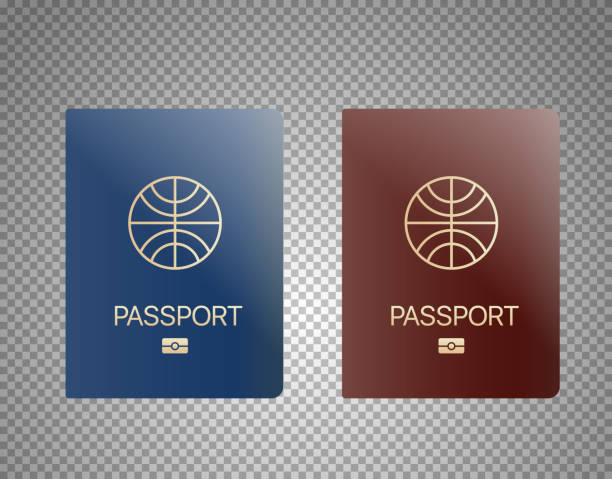 180 Red Passport Cover Stock Illustrations Royalty Free Vector
