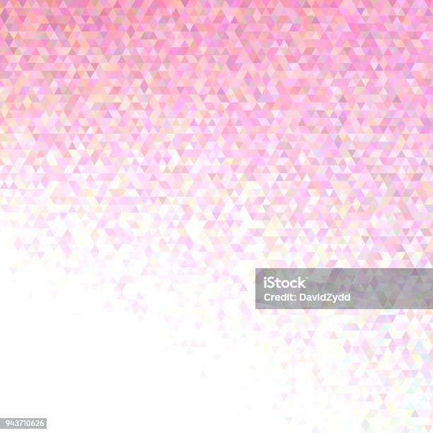 Abstract Mosaic Triangle Tile Pattern Background Modern Polygon Vector