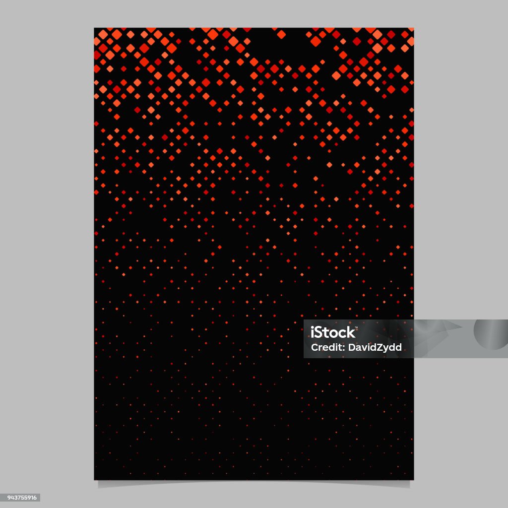 Abstract Diagonal Square Pattern Background Brochure Template Vector
