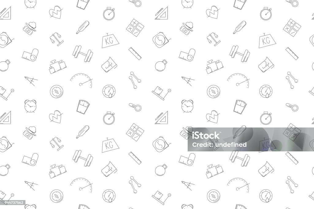 Pola Pengukuran Vektor Mengukur Latar Belakang Yang Mulus Ilustrasi