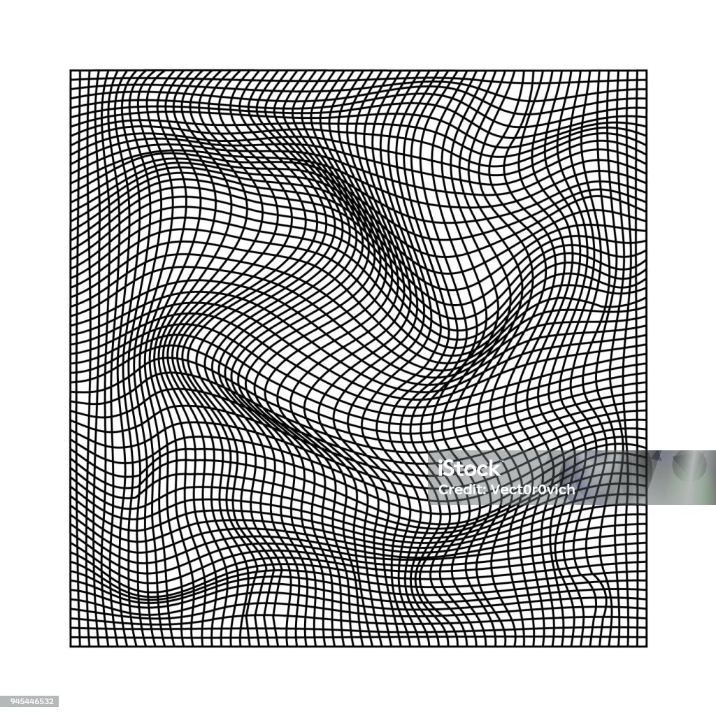 Abstract Wavy Twisted Distorted Lines Grid Net Black And White Texture ... Abstract Wavy Twisted Distorted Lines Grid Net Black And White Texture ...