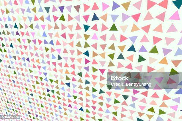 Pola Bentuk Segitiga Berwarna Abstrak Desain Sampul Grafik Ubin