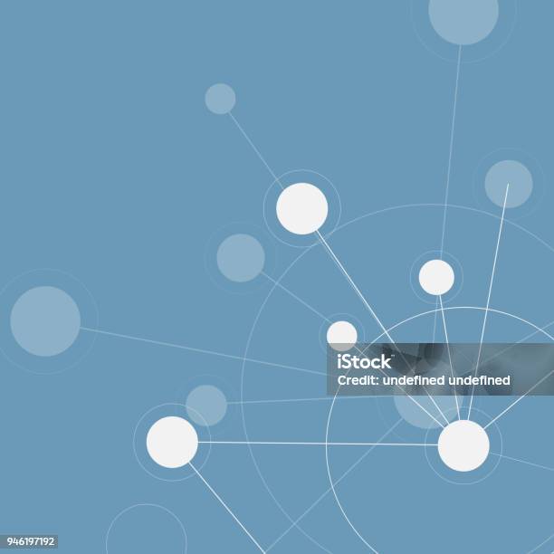 Abstract Vector Network Connection Structure Stock Illustration Download Image Now Abstract