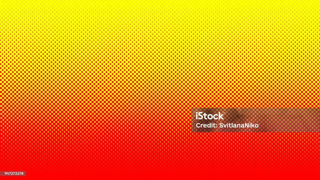 Ilustrasi Vektor Vertikal Pola Gradien Halftone Warna Kuning Merah ... Ilustrasi Vektor Vertikal Pola Gradien Halftone Warna Kuning Merah ...