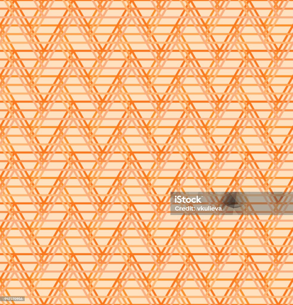 Seamless Abstract Geometric Pattern Orange Triange Background Vector Universal Wallpaper Stock