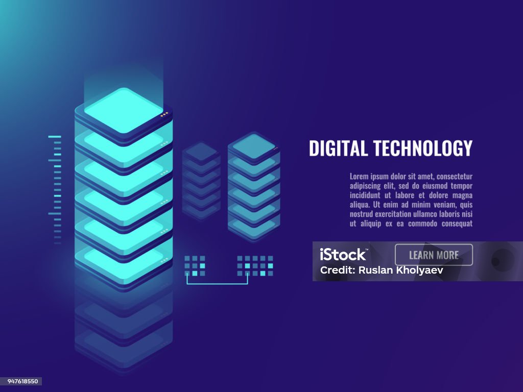 Isometric Vector Datacenter Concept Networking Website And Web ... Isometric Vector Datacenter Concept Networking Website And Web ...