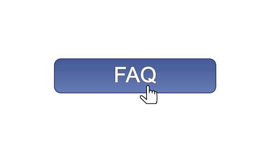 Faq Web Interface Button Clicked With Mouse Cursor Violet Color Online