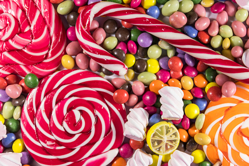 Latar Belakang Permen Cokelat Warnawarni Lolipop Permen Dan Marshmallow ... Latar Belakang Permen Cokelat Warnawarni Lolipop Permen Dan Marshmallow ...