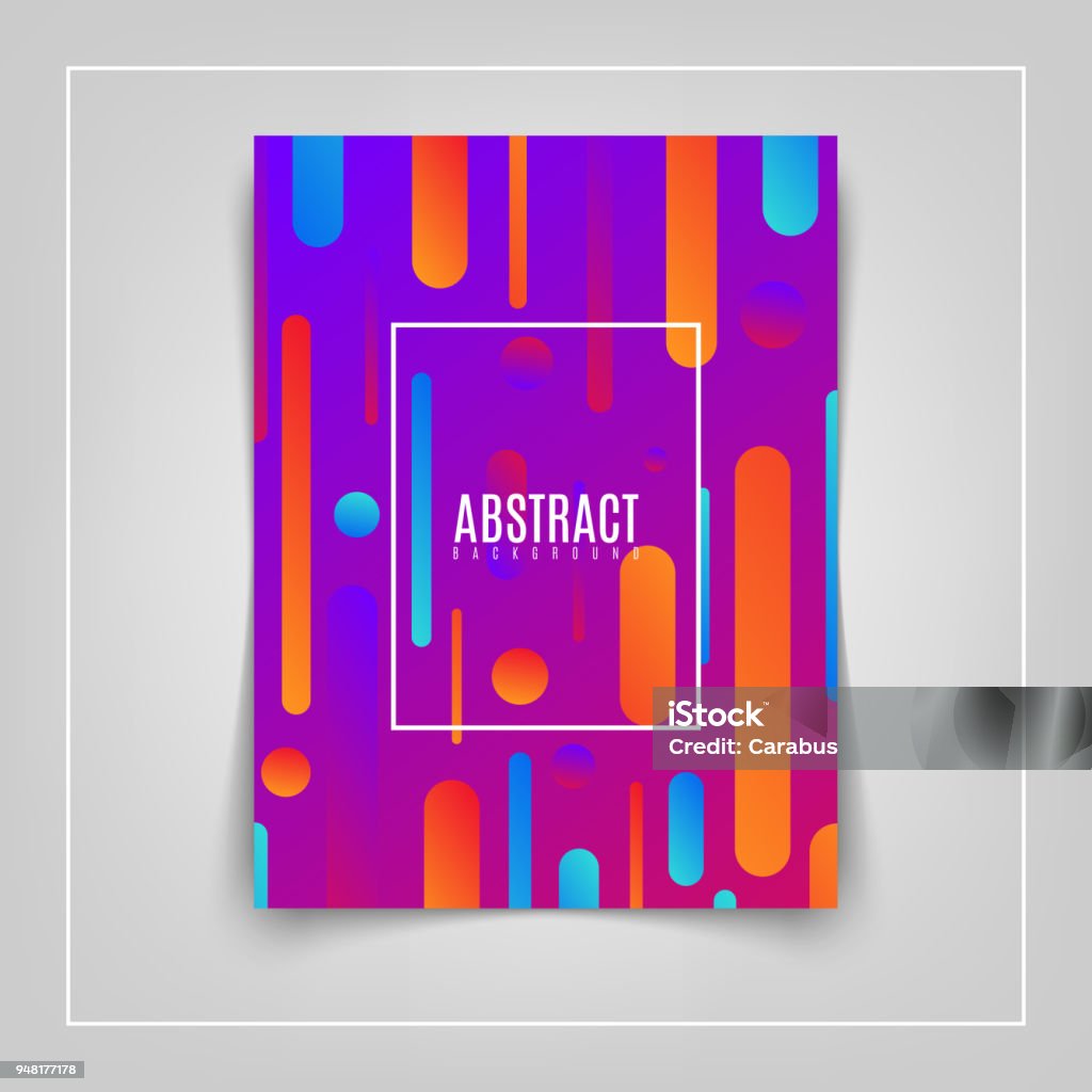 Desain Dinamis Datar Berlaku Untuk Desain Sampul Plakat Poster
